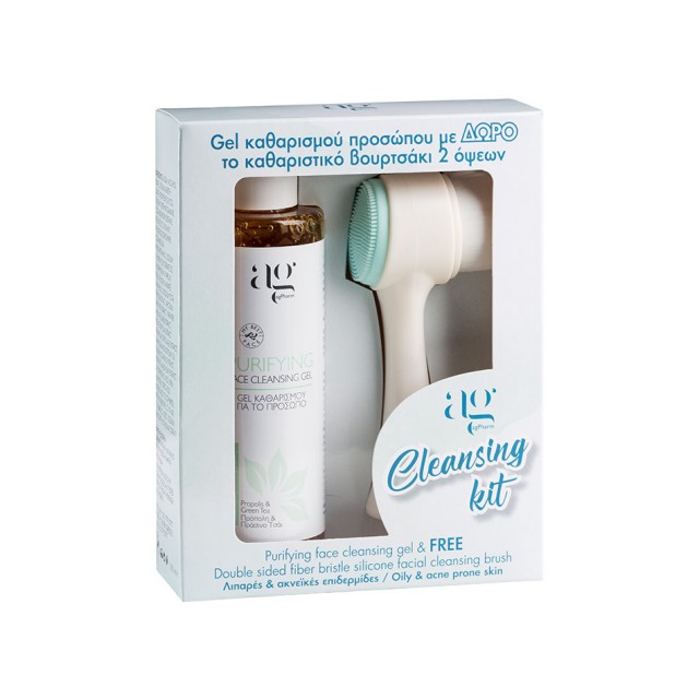 AgPharm Gel Καθαρισμού Προσώπου με Πρόπολη & Πράσινο Τσάι, 200ml Δώρο ...
